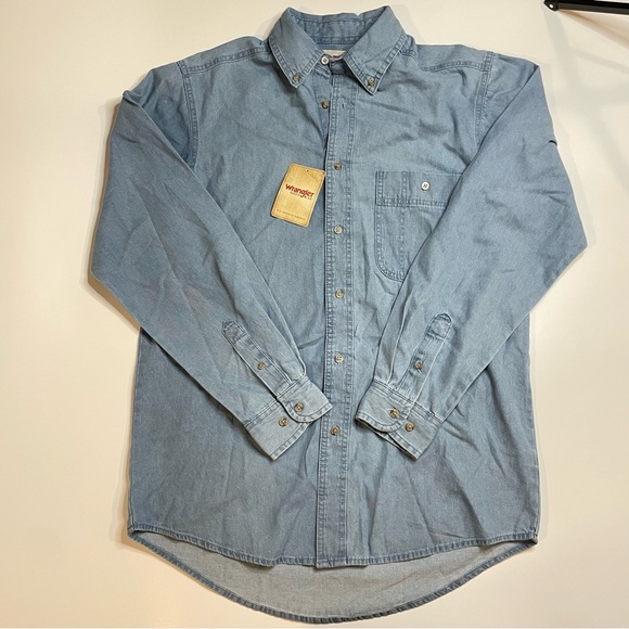 Wrangler | Shirts | Nwt Wrangler Jean Dutton Up Size Medium | Poshmark